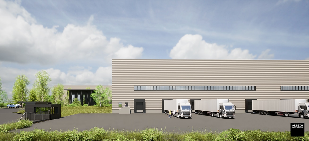 Mixed logistics platform (standard & refrigerated, tri-temperature) in ...